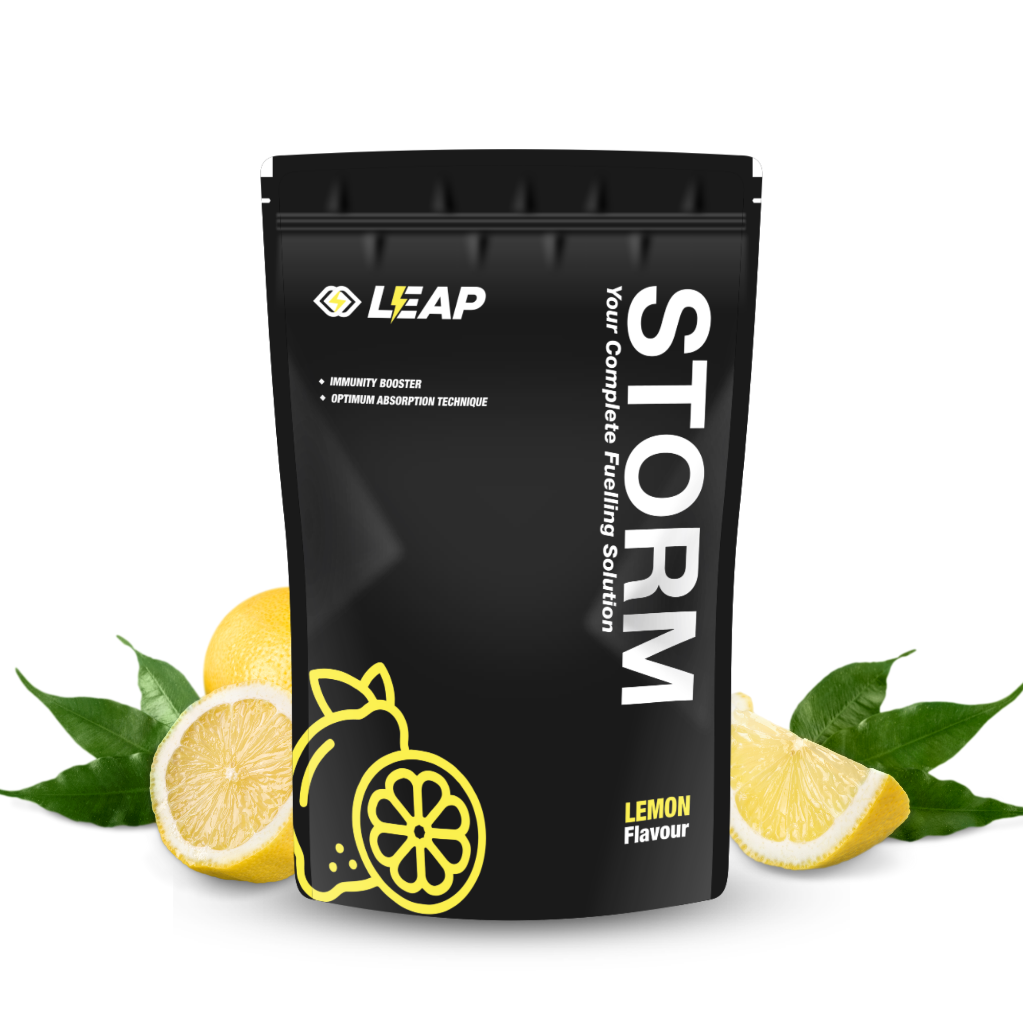 Leap Storm (Lemon Flavor): 1120 g – Leapstoreindia